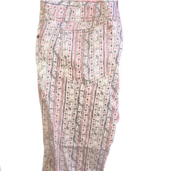 Free People | Pants & Jumpsuits | Free People Straight Leg Aztec Print ...